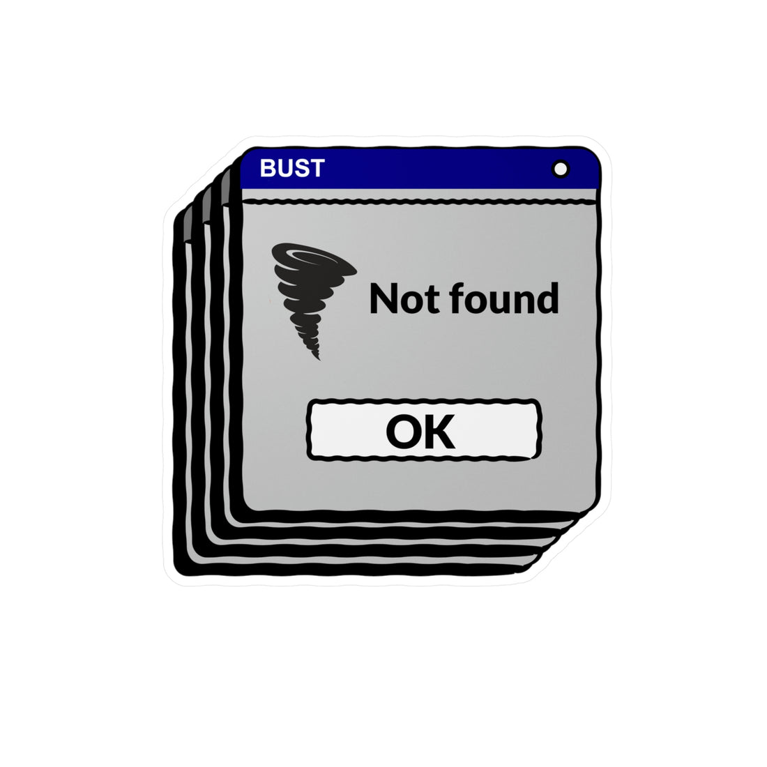 Tornado Bust Vinyl Decal – Helicity Designs